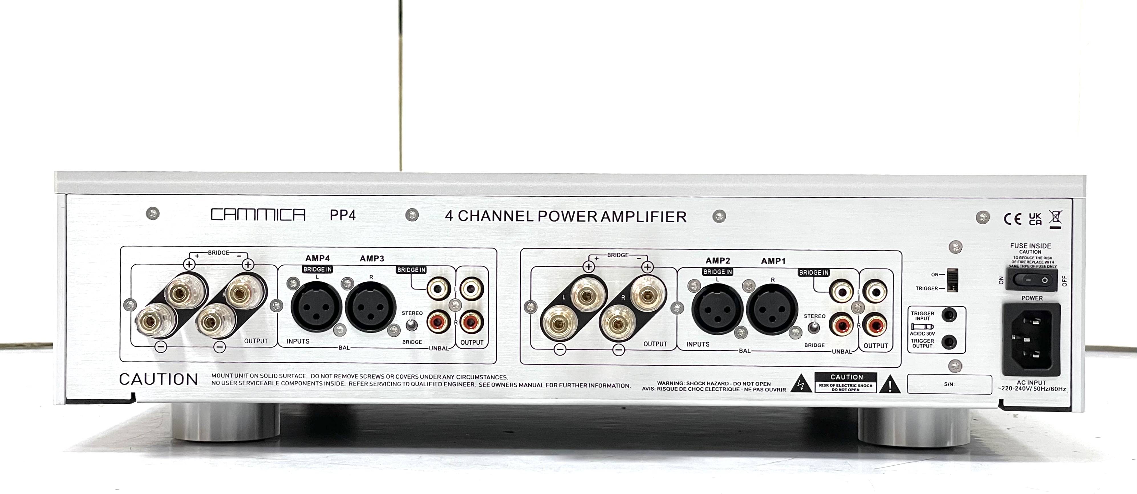 PP4 4 channel high Power amplifier for home theater surround sound ...